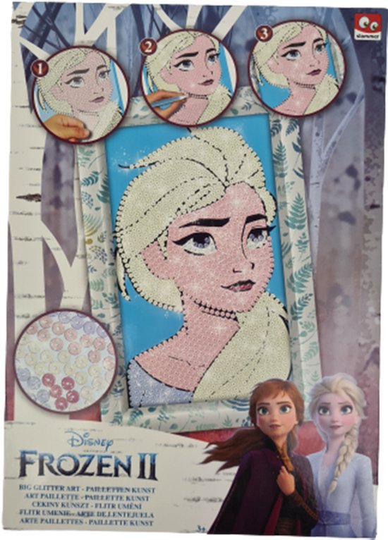 Disney Frozen Diamond Painting - Elsa - Multicolor - Knutselpakket - 21 ...