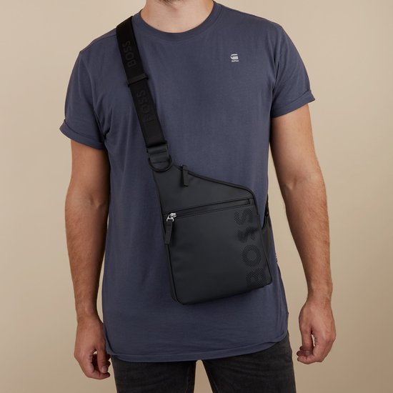 Hugo Boss BOSS Heren Crossbody tas Kunstleer - Zwart | bol