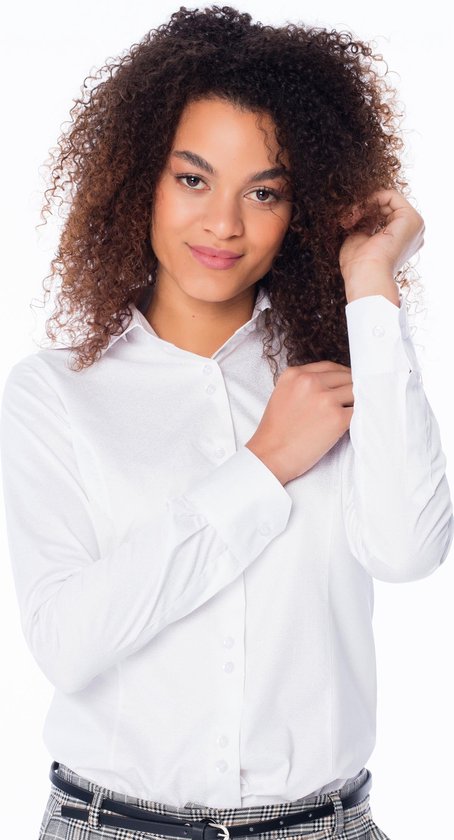 Blouse Dames Wit Klassiek 44 | bol.com