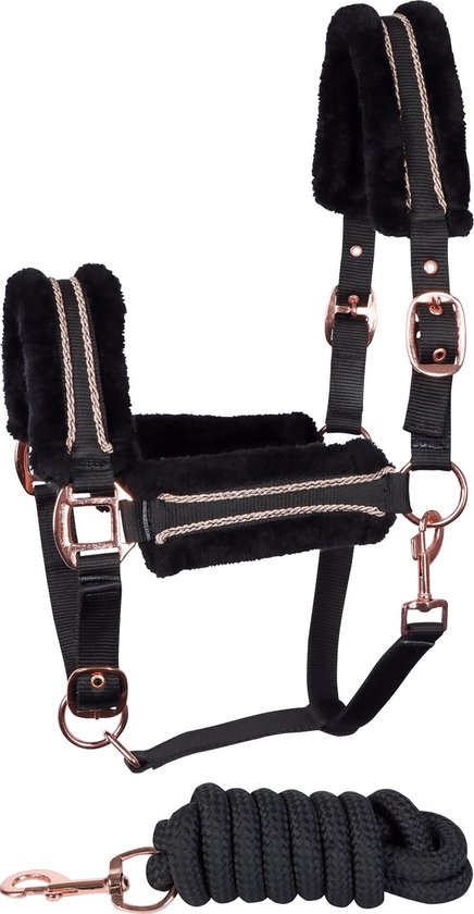 Harry's Horse Halsterset Soft Black - Pony | Halster paard | bol.com