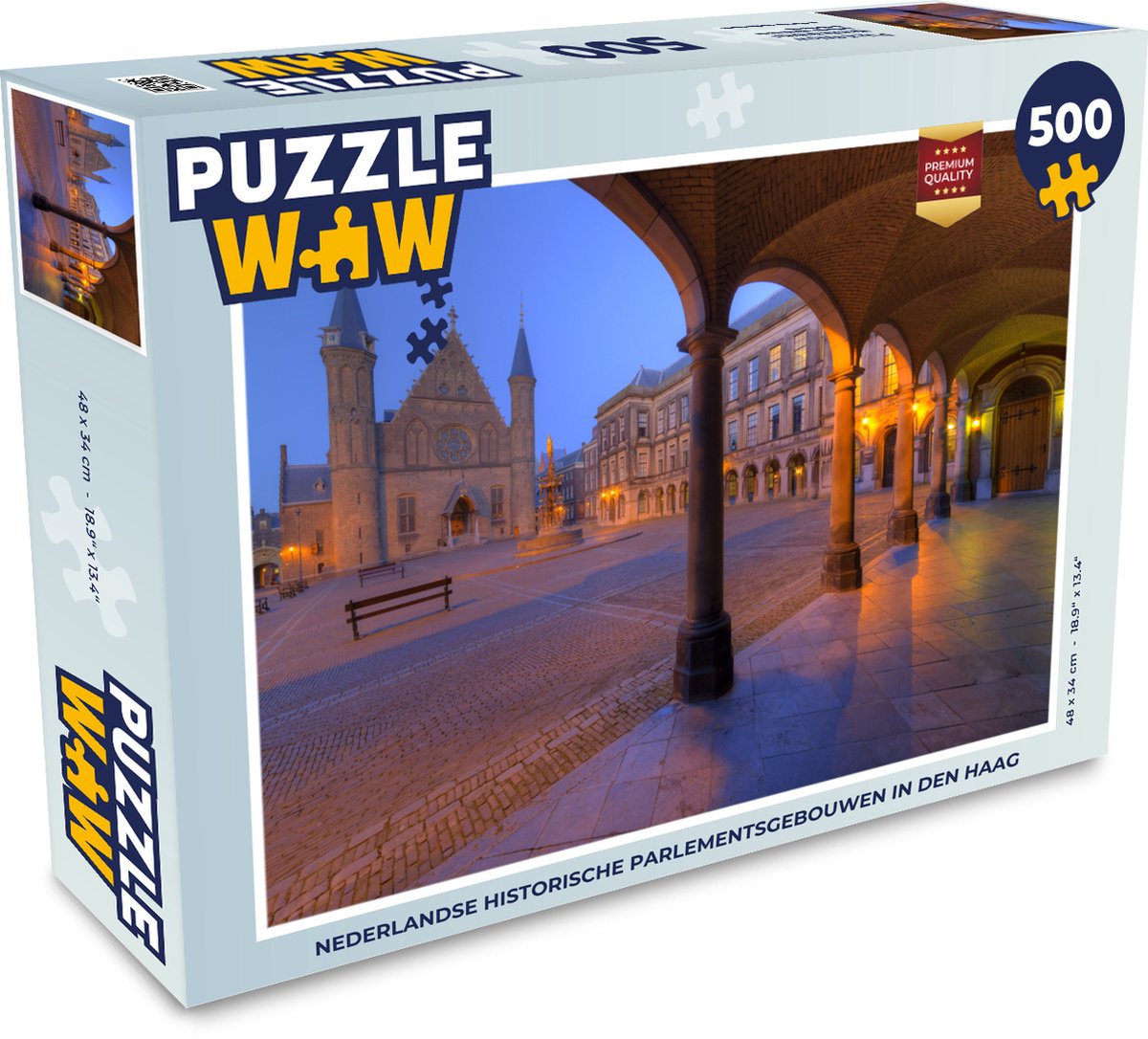 Puzzel Den Haag - Binnenhof - Plein - Legpuzzel - Puzzel 500 stukjes ...