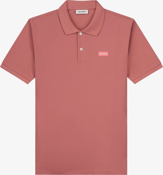 Organic Cotton Pique Polo - Fig Red | bol.com