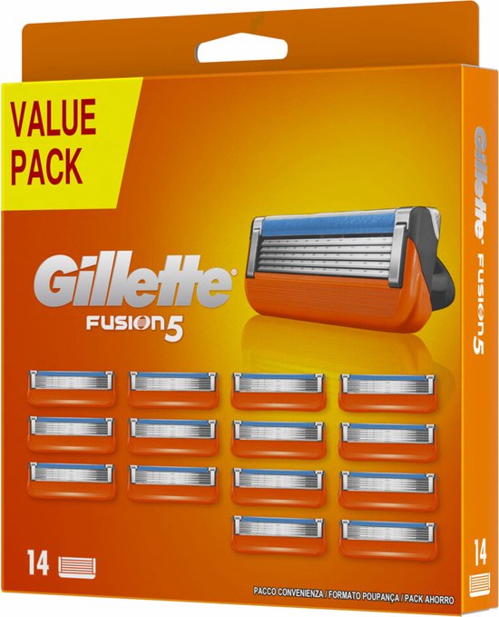 6x Gillette Scheermesjes Fusion 5 14 stuks | bol