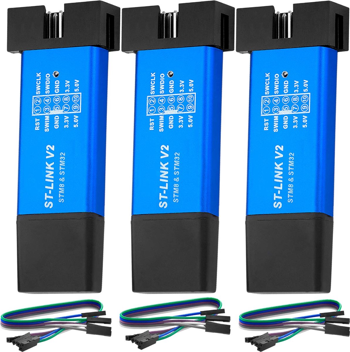 AZDelivery 3 x ST-Link V2 Mini Debugger en Programmeer Emulator voor ...