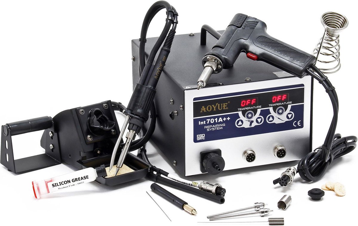 AOYUE Int701A++ Repairing Station met desoldeerppmp met soldeerbout ...