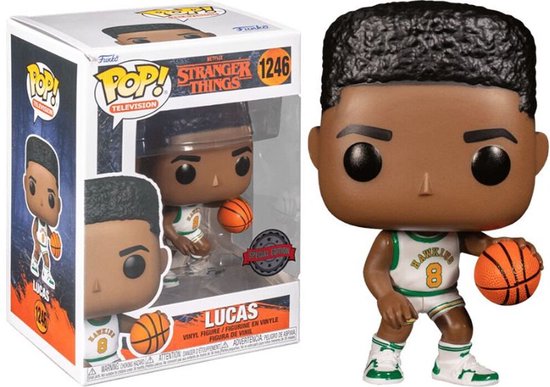 Stranger Things - POP N° 1246 - Lucas Hawkins Basketball Uniform ...