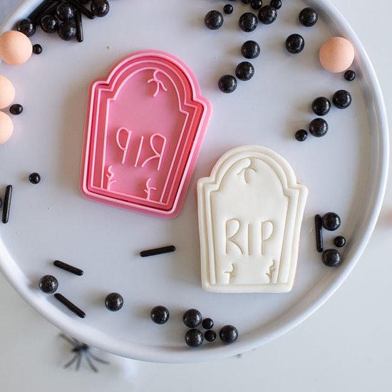 RIP steen - Stamp met Cutter | Halloween collectie | bol