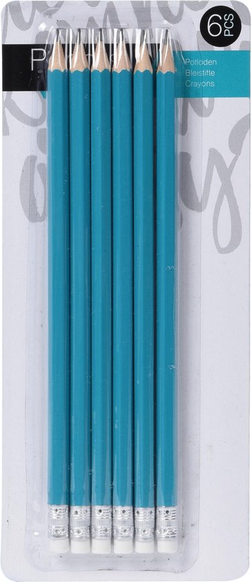 Potloden met gum 6 stuks | bol.com