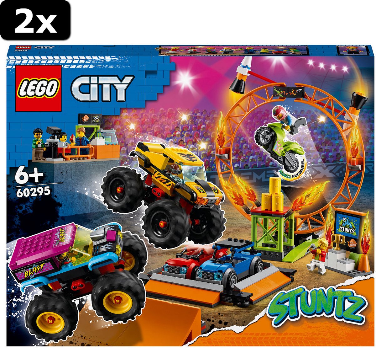 2x LEGO City Stuntshow arena | bol.com