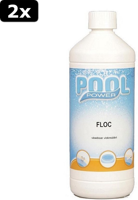2x Pool Power Floc 1L | bol.com