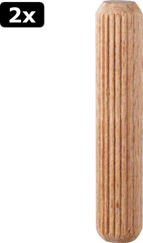 2x KWB Houten Deuvels - 10 mm - 30 stuks | bol.com