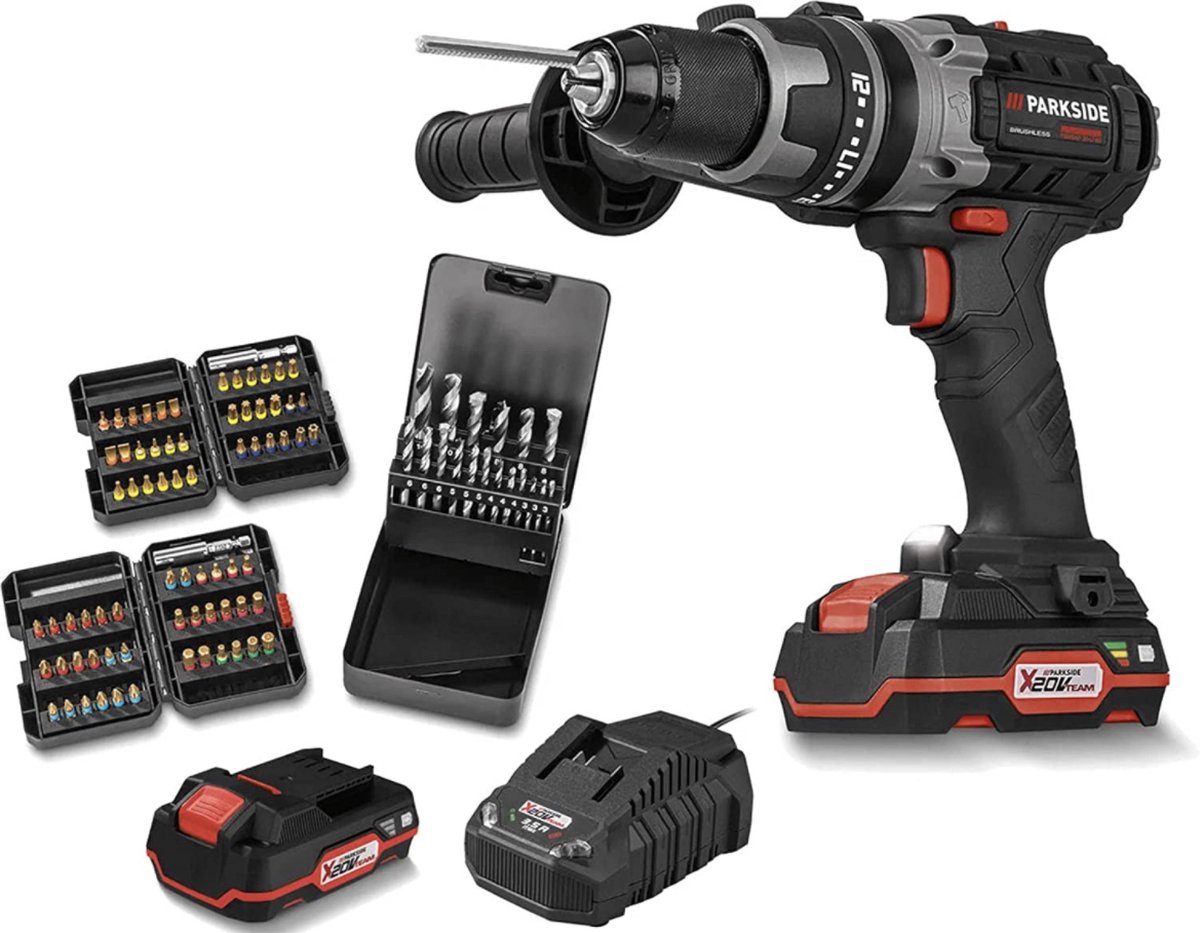 PARKSIDE-PERFORMANCE 20-accu klopboormachine startset-incl 97-delige ...