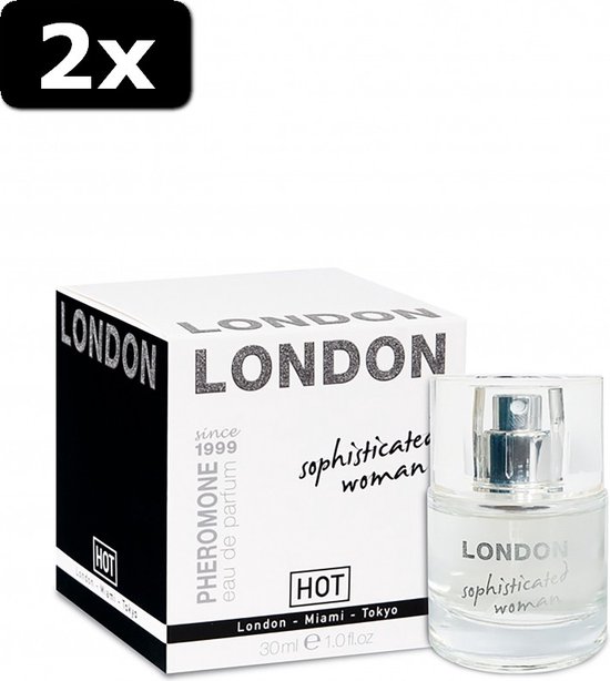 2x Pheromone Perfume woman - LONDON sophisticated - 30 ml | bol