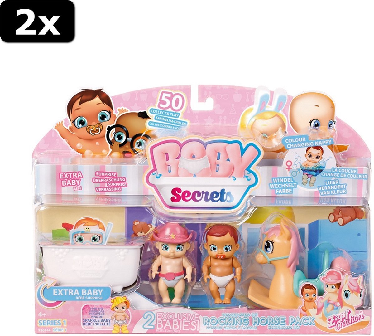 2x Zapf Creation Baby Secrets Speelset | bol.com