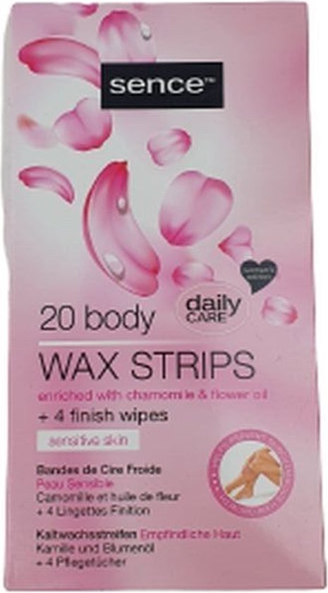 Sence Wax strips voor gevoelige huid - Roze / Multicolor - Wax - 20 ...