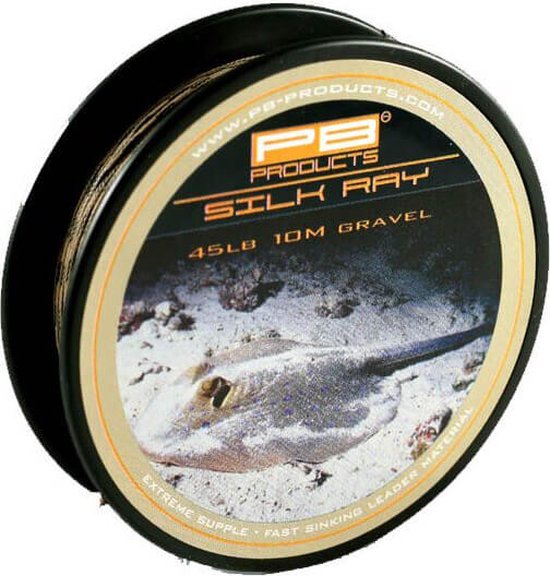 PB Products - Silk Ray Leader materiaal - 10 meter - Weed (65 lb) | bol