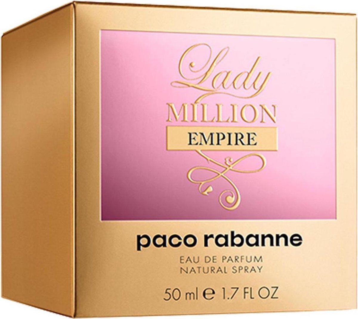 Paco Rabanne Lady Million Empire 50 ml - Eau De Parfum - Damesparfum ...