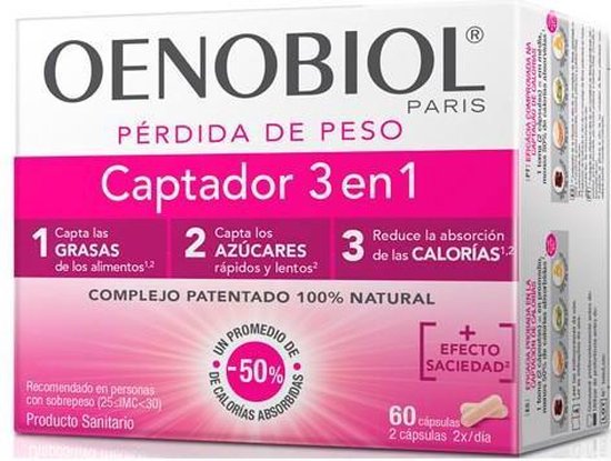 Oenobiol Weightloss 3 In 1 Fat Binder 60 Tablets | bol