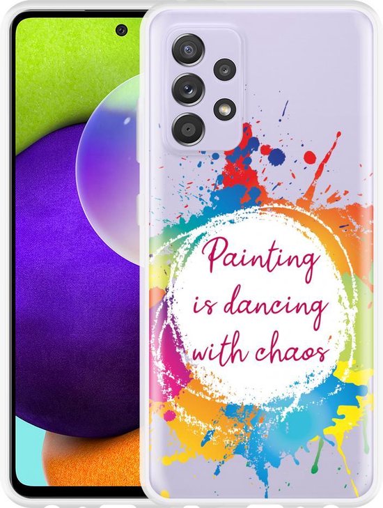 Samsung Galaxy A52 Hoesje Painting - Designed by Cazy | bol.com