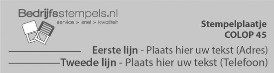 Colop Printer 45 - Stempels - Stempels volwassenen - Gratis verzending | bol.com