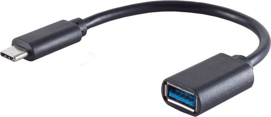 shiverpeaks BS13-30009 tussenstuk voor kabels USB-A USB-C Zwart | bol