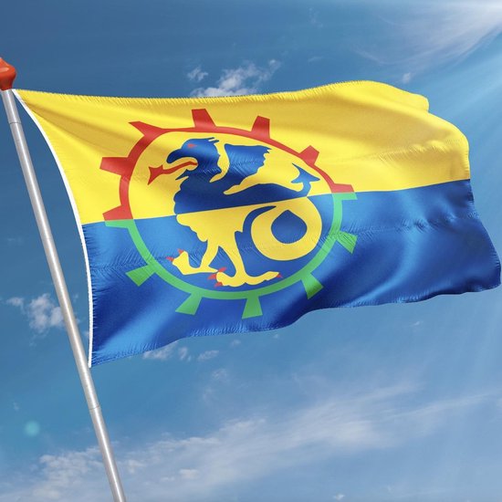 Vlag Beesel - 150 x 225 cm - Polyester | bol
