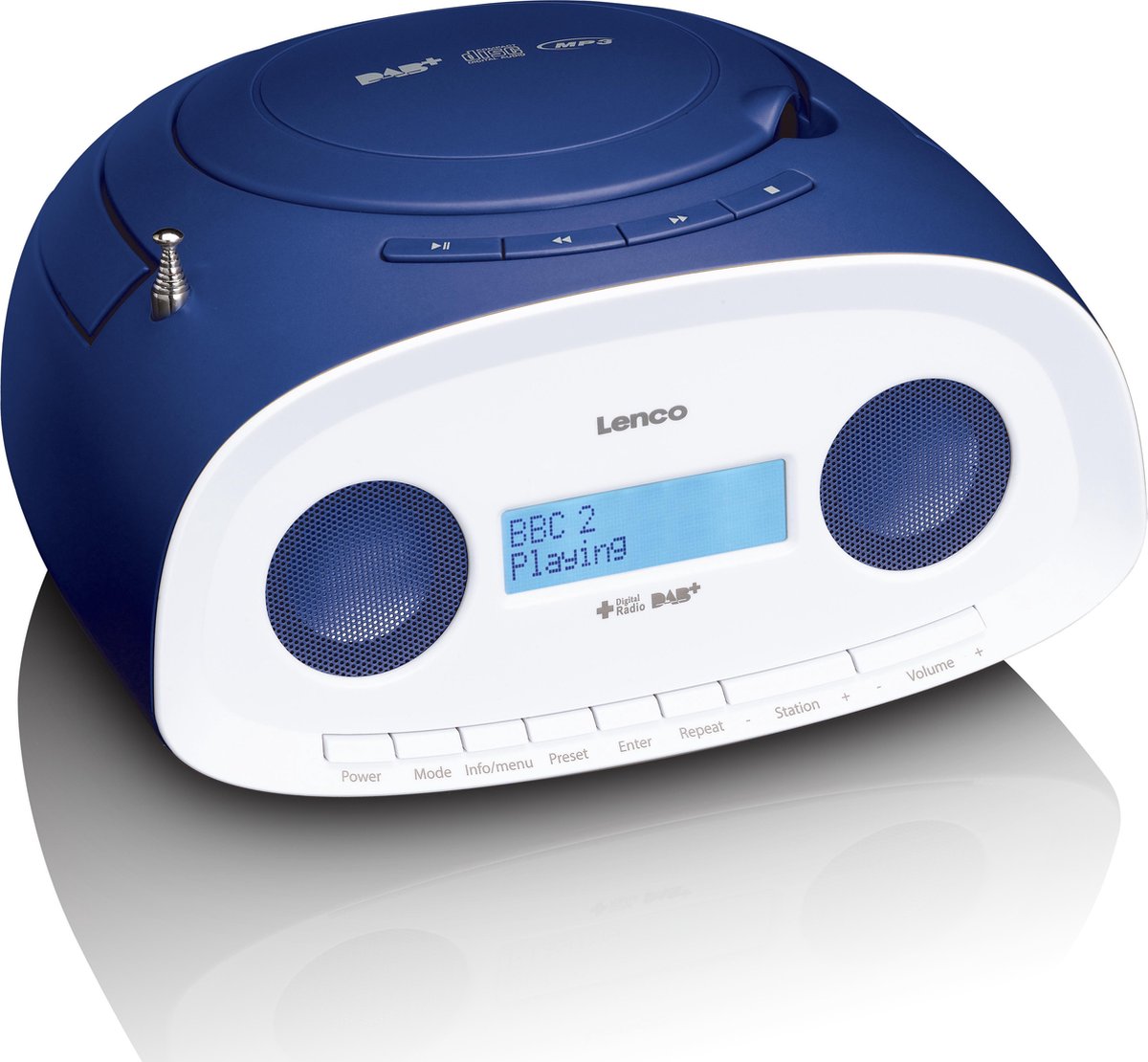 Lenco SCD-69BU - Draagbare radio cd speler met DAB en USB-ingang ...