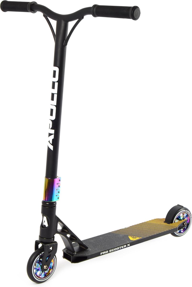 Apollo Stunt Scooter Stuntstep Genesis Pro X - Rainbow | bol.com