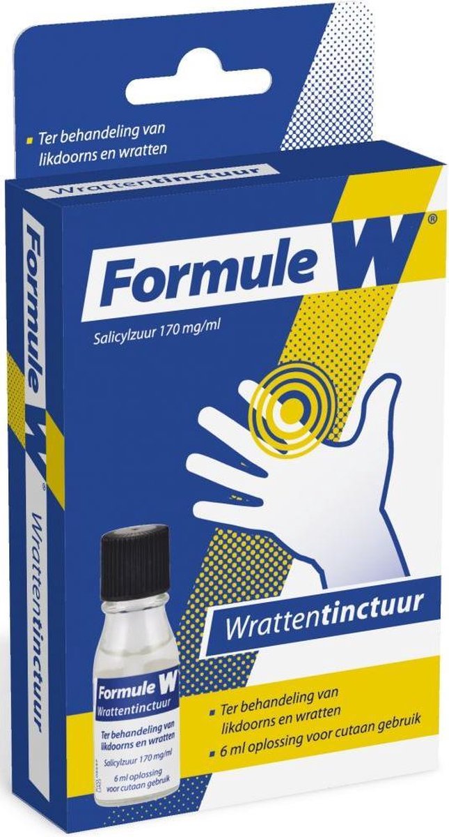 Formule W wratten tintuur - 170 mg/g saliscylzuur | bol.com