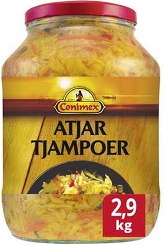 Conimex Atjar tjampoer, pot 2,9 kg | bol