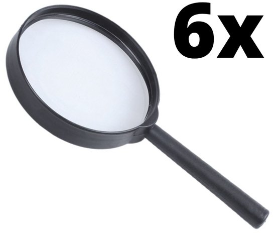 Vergrootglas 6 STUKS - Insectenloep - 60mm met 5x Vergroting - Loep ...