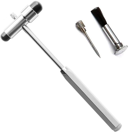 Allecto Plus - Neurologische Reflexhamer met Dubbele Kunststof Kop voor ...