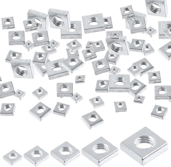 Vierkante Moeren - Vierkante Dunne Moeren - Dunne Rechthoekige Moeren ...