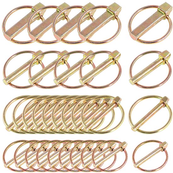 30-Piece Range Heavy Duty Line Pins voor Farm - Tractors - Trailers ...