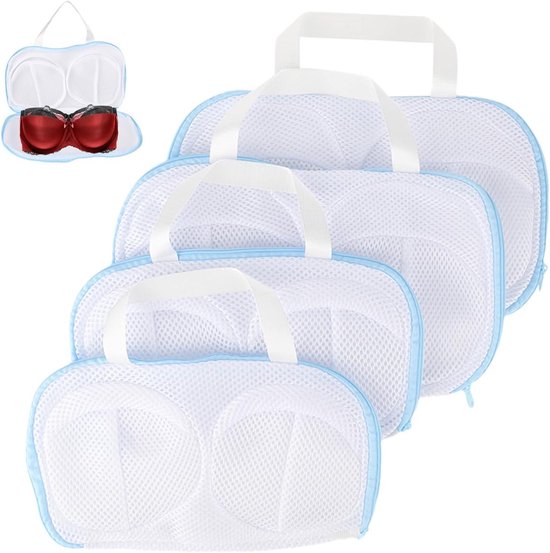 Allecto Plus - Waszak beha herbruikbaar 4 stuks - waszak voor beha's ...