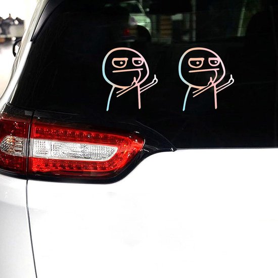 Allecto Plus - Grappige Stickers Auto Raam MacBook Vinyl Venster Laptop ...