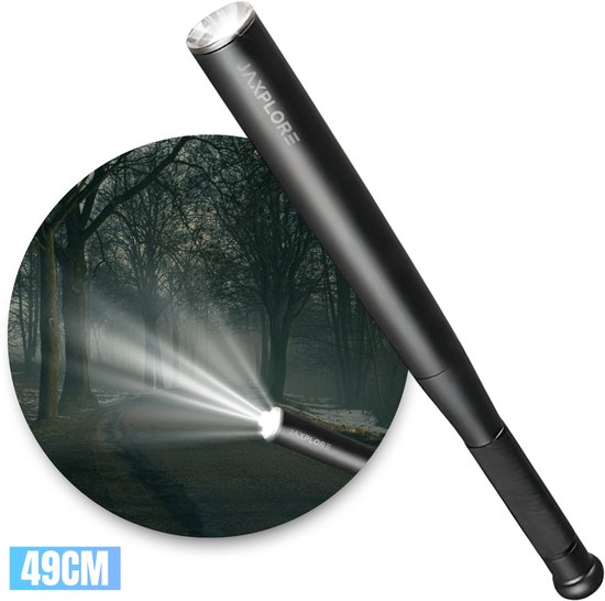 Jaxplore - Militaire zaklamp - Knuppel 49cm - Aluminium - Wapenstok ...