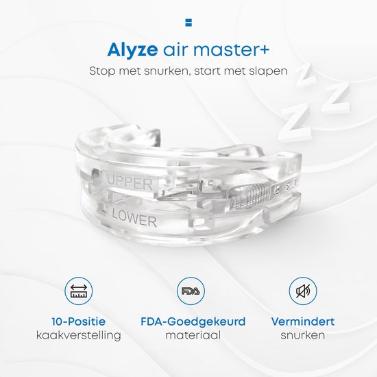 Airmaster Anti Snurk Beugel - Verstelbaar - Nachtrust Producten ...