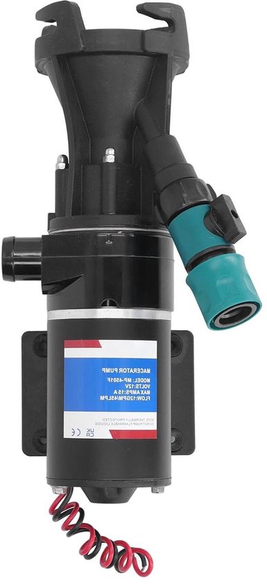 Allecto Plus - 12V Versnijderpomp met Spoelklep voor Afvalwater en ...