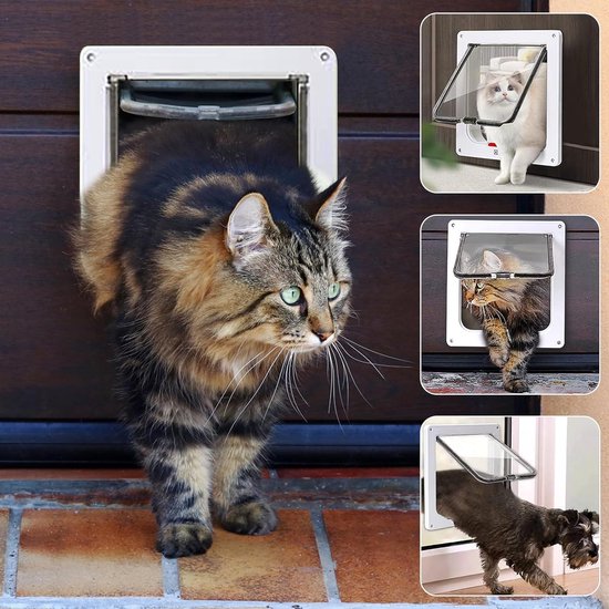 Kattenluik - Kattenluik met Tunnel - 25x23.5x5.5cm - Kattenluiken ...