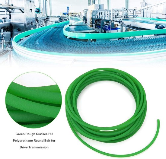 High-Performance Urethane Round Belt Rough Surface PU Polyurethane ...
