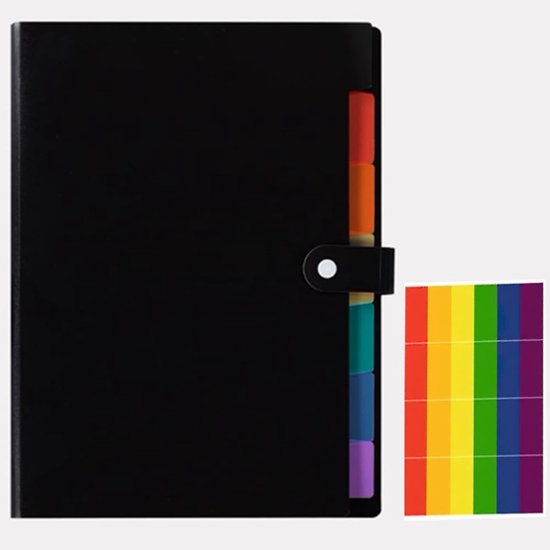 A4 documentenmap, uitbreidbare map met 7 compartimenten, A4 map, A4 ...