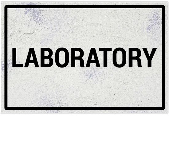 Laboratory bord - Sign Again - 60 x 40 cm | bol