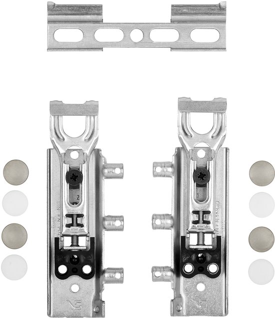 SOTECH 5 sets verborgen kasthangers TH6401 draagvermogen 130 kg met deelbare... | bol