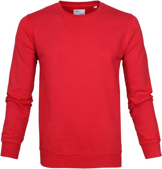 Colorful Standard Sweater Scarlet Red - Maat M - Heren - Sweaters | bol