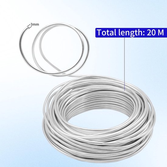 Craft Wire 3 mm x 20 m - Decoratieve Draad - Modelleringsdraad ...