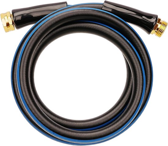 zware tuinslang 4' x 5/8' zwarte waterslang korte connector loodslang | bol