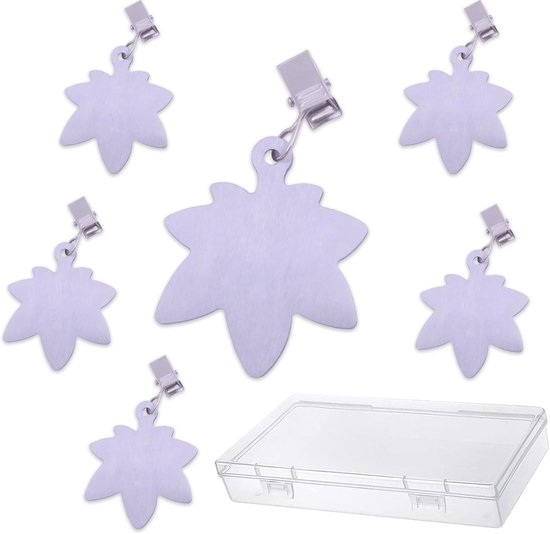 Tafelkleed Gewichten Set van 6 met Patroon & Clips voor Buiten | bol