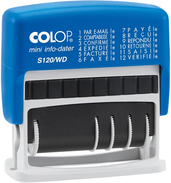 Woord Datumstempel Colop S120 Mini Info Dater 4mm Frans | bol