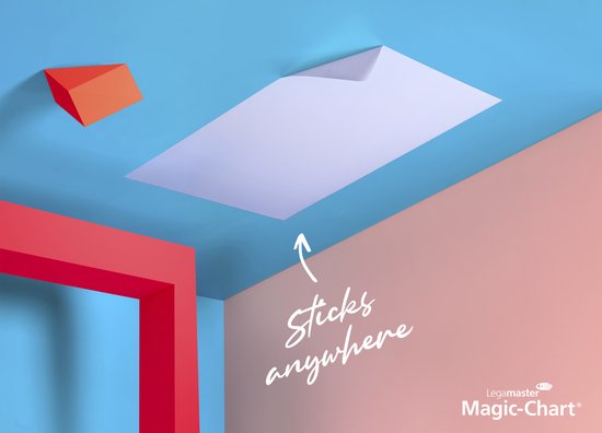 Legamaster Magic Chart whiteboard folie - Statische schrijfvellen ...